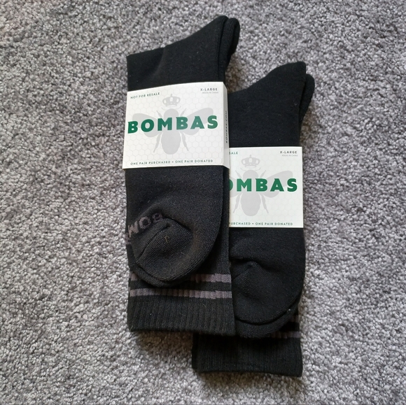 Bombas | Underwear & Socks | Calf Socks Size Xl Black 2 Pairs | Poshmark